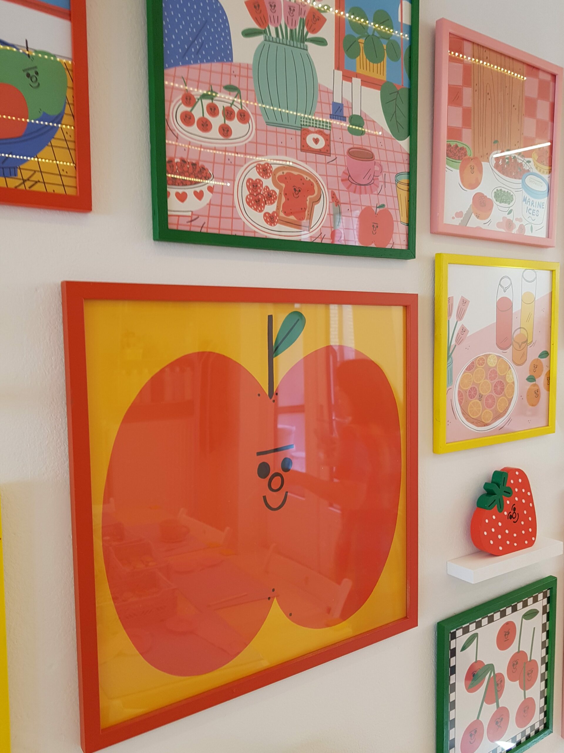"Fresh fruits" exhibition at Pansy with illustrator Tess Smith-Roberts ...